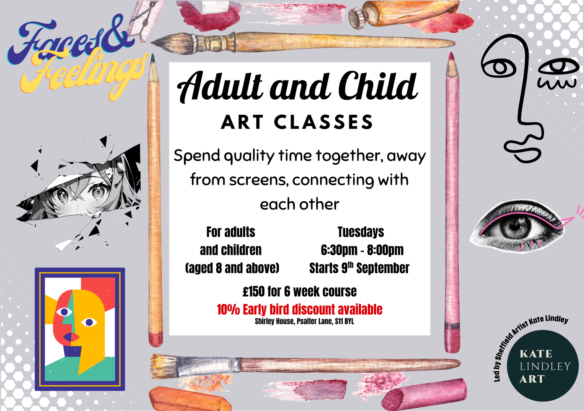 Portrait Art Class - Confidence First Tutors